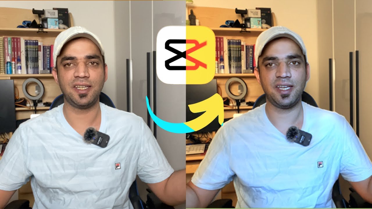 How to Relight Video Background and Foreground in CapCut - YouTube
