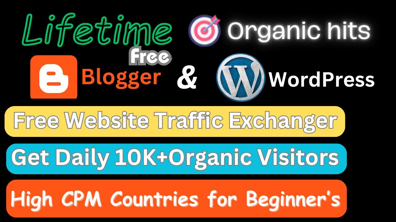 Free Website Traffic | Free Website Traffic Exchanger for Beginner's ...