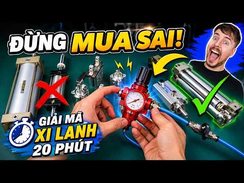 Hướng Dẫn A-Z Về Các Loại Xi Lanh Khí Nén Trong 20 Phút - Đừng Mua Sai Thông Số Này