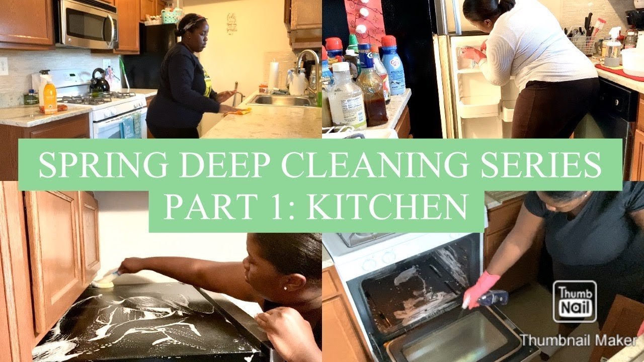 🌻SPRING DEEP CLEANING SERIES🌻 || PART 1: KITCHEN || EXTREME CLEANING ...