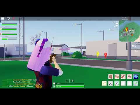 playing battle royale in Roblox strucid - YouTube