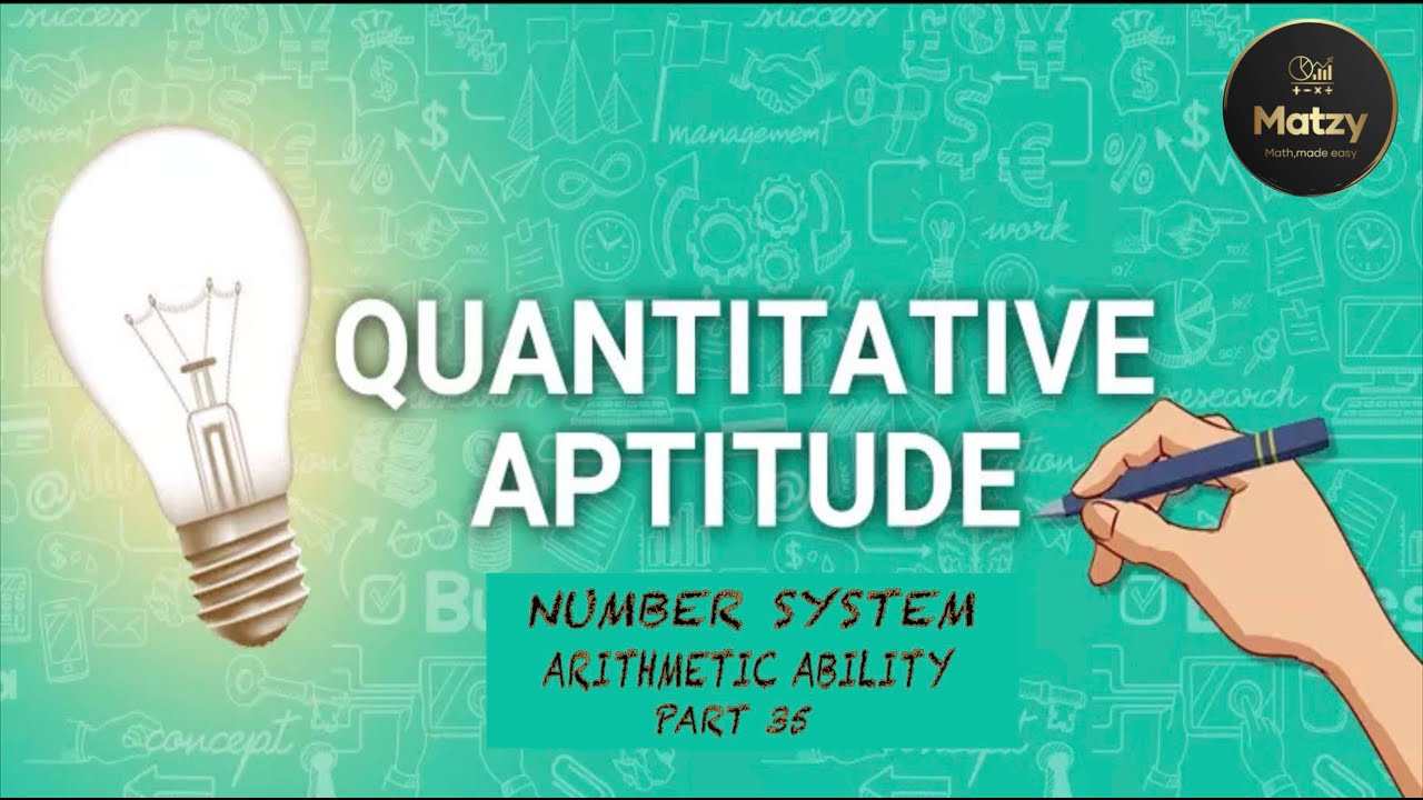 Number System: Arithmetic Ability Part-35 - YouTube