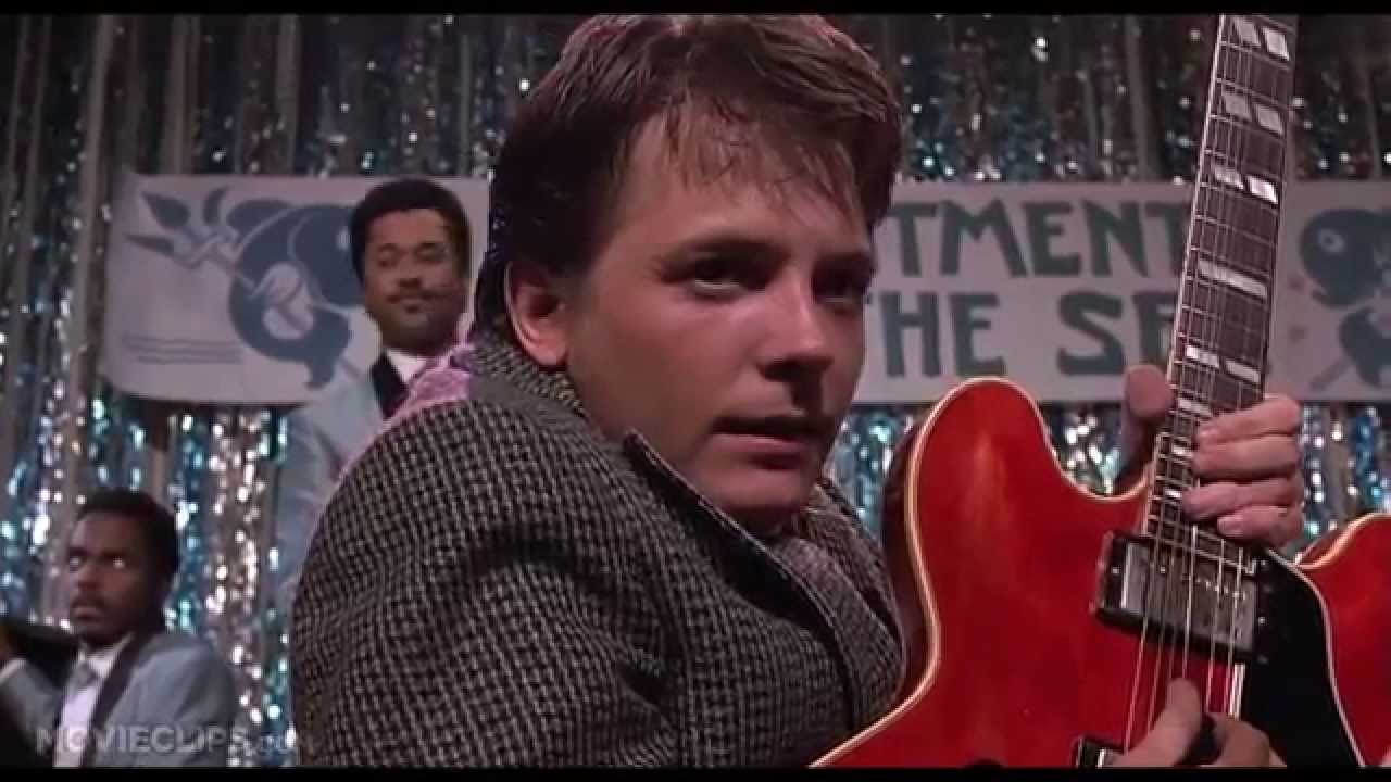 Back To The Future Guitar Gif