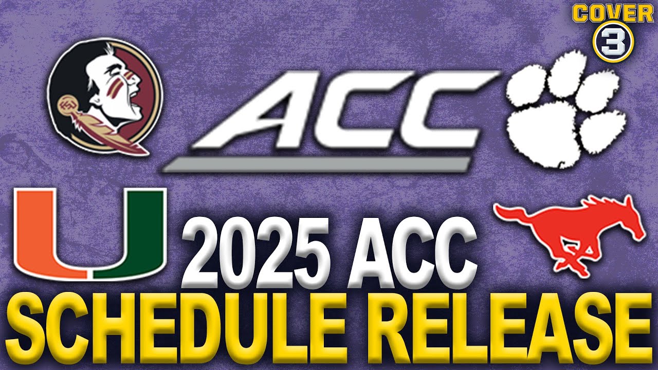 Acc Football Schedule Release 2025