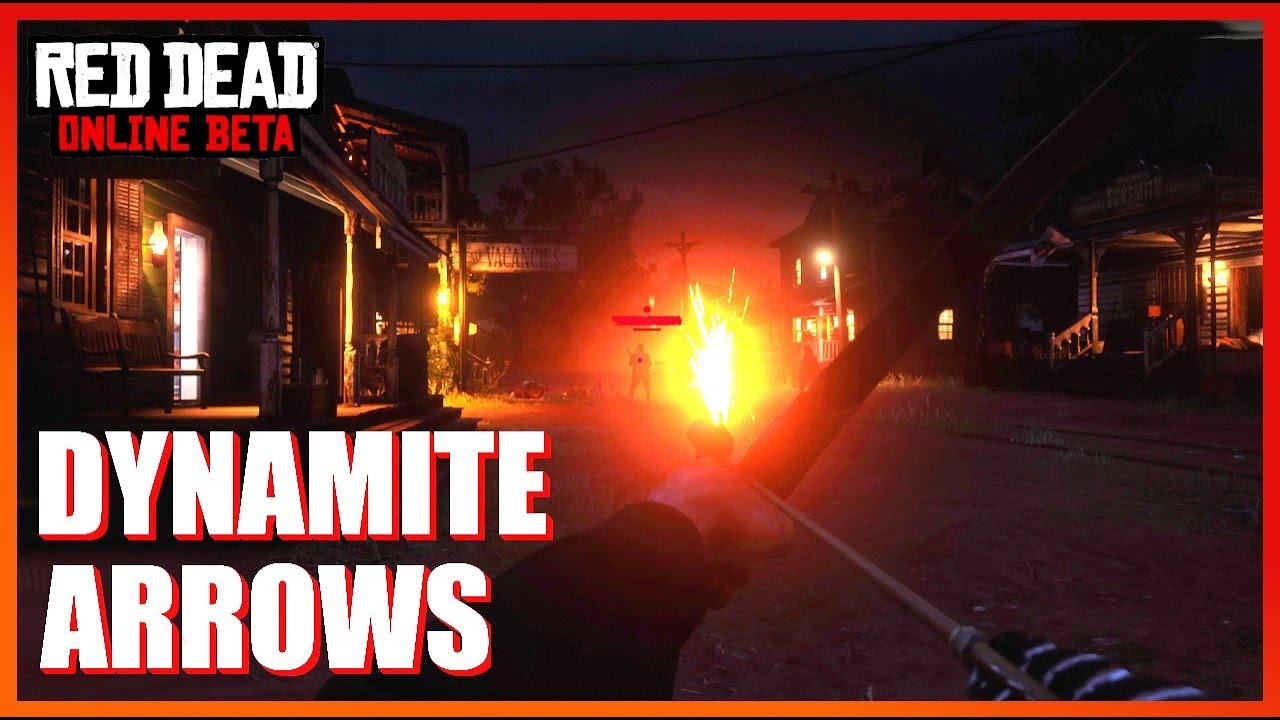 Dynamite Arrows in Red Dead Online - YouTube
