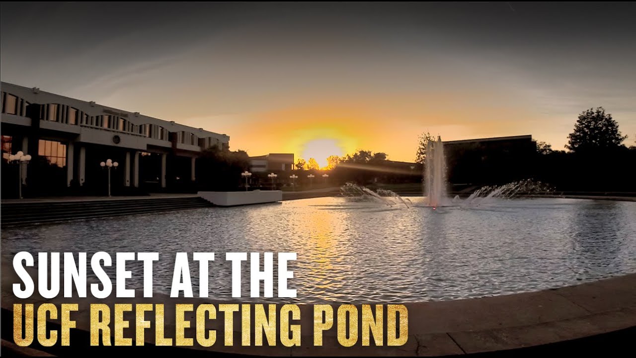 Sunset at the UCF Reflecting Pond with LoFi Beats 🎶🌇 - YouTube