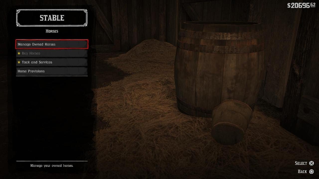 Red Dead Redemption 2 Stable - YouTube