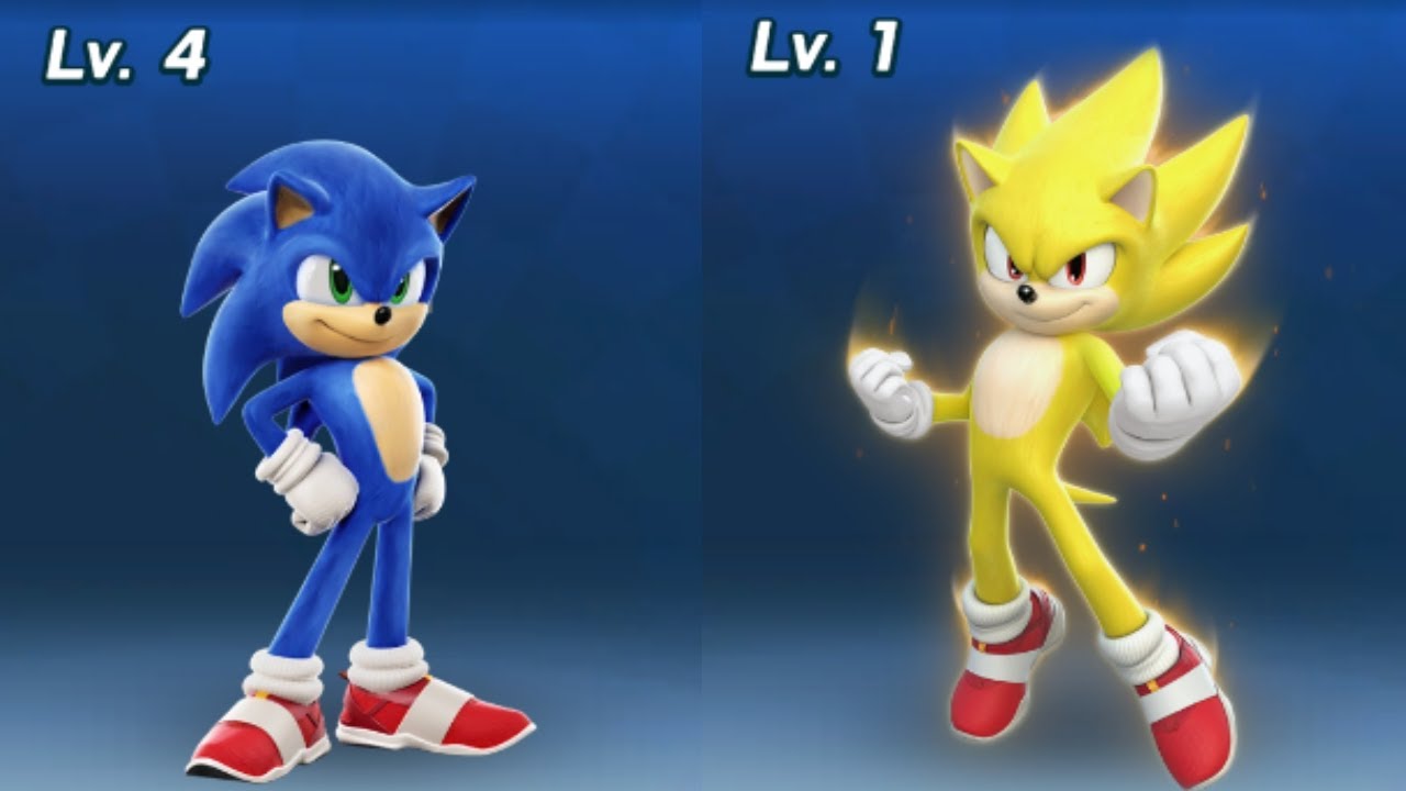 Sonic Forces - Movie Super Sonic vs Movie Sonic All 63 Characters ...