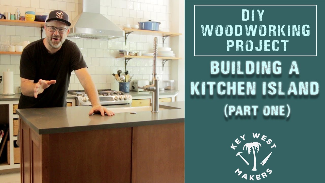 Making a kitchen island for our island kitchen PART 1 - Building the ...