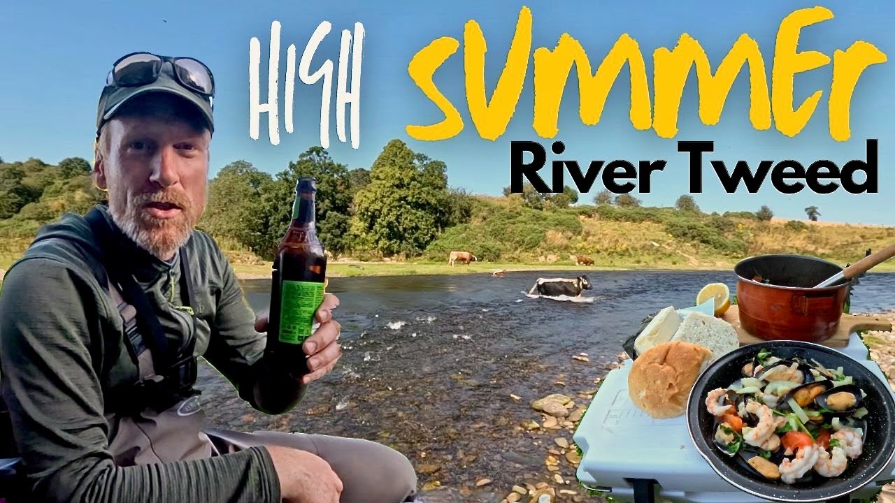 Summer Salmon Fishing River Tweed - YouTube
