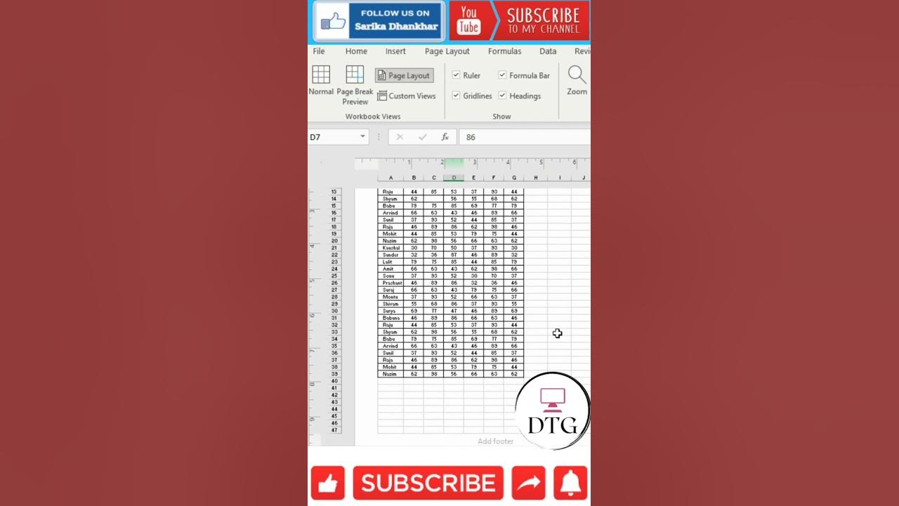 Header Footer Short Excel Exceltips Exceltutorial Msexcel Microsoftexcel