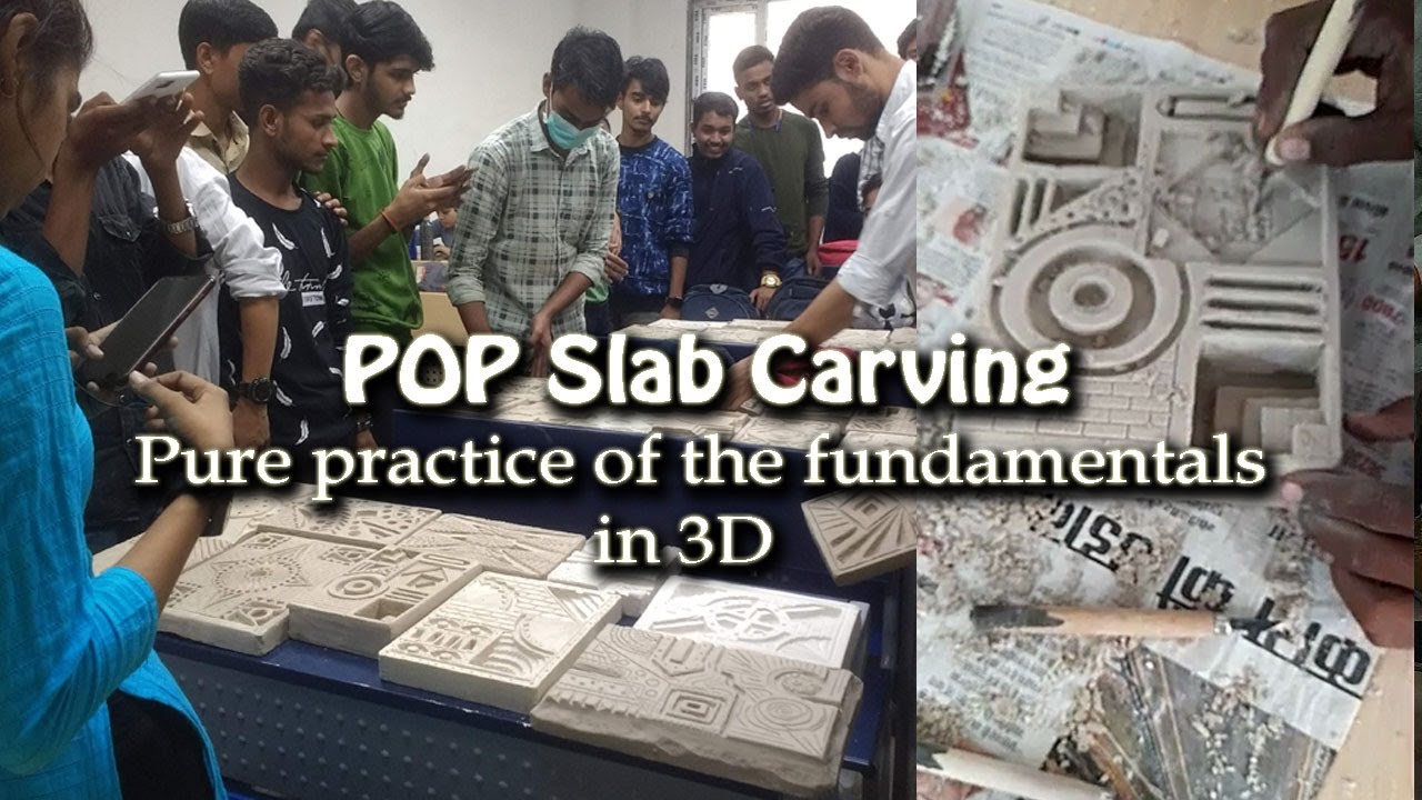 POP Slab Carving | Pure practice of the fundaments in 3D | Ganesh ...