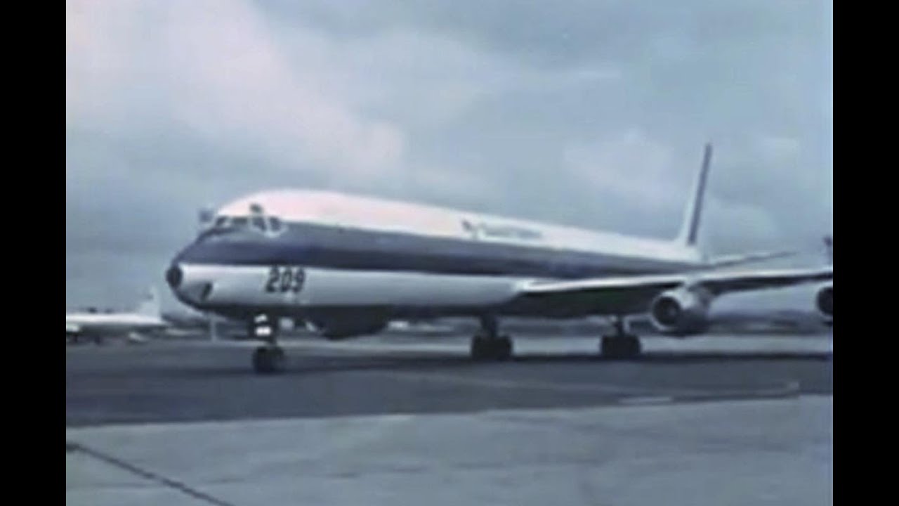 Eastern Douglas DC-8-61 & Aeroflot Tupolev Tu-114 - "Paris Air Show ...