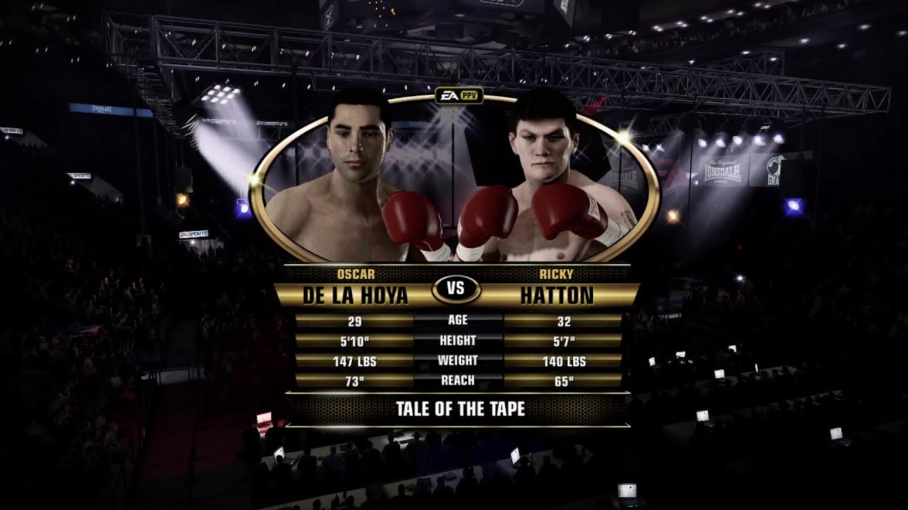 Ricky Hatton VS Oscar De La Hoya - Fight Night Champion - YouTube