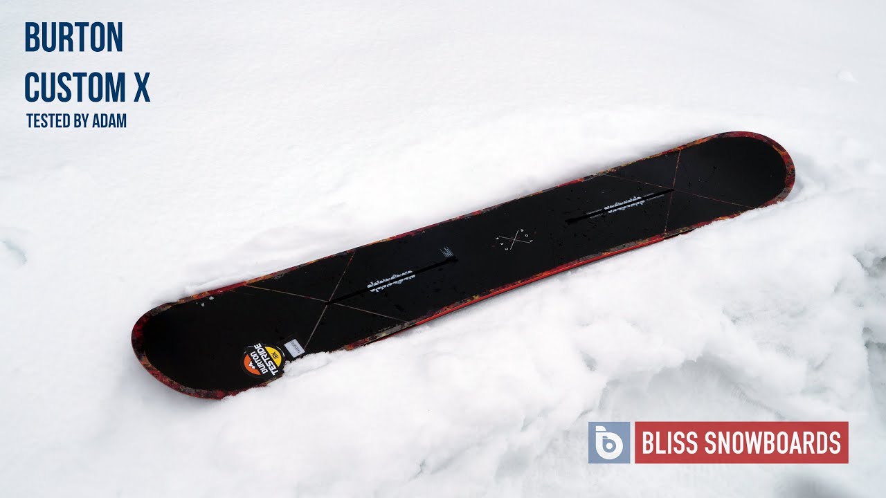 Burton Custom X 2015 Snowboard Review By Adam At Bliss Snowboards - YouTube