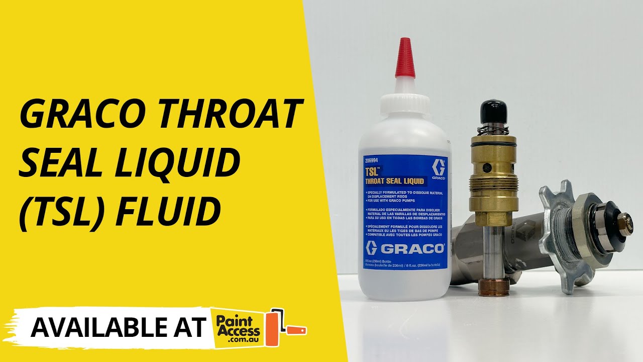 Graco Throat Seal Liquid (TSL) Fluid - YouTube