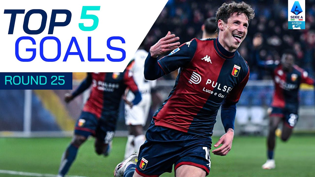 Pinamonti Fires It into the Top Corner | Top 5 Goals | Round 25 | Serie ...