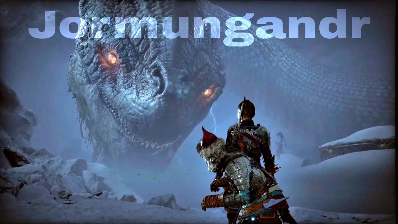 God of War Ragnarok - Giant Snake Scene (Jormungandr) - YouTube