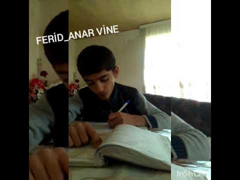 Ferid_Anar vine ilk vidyo  ders oxuyan uşaq ve mellim