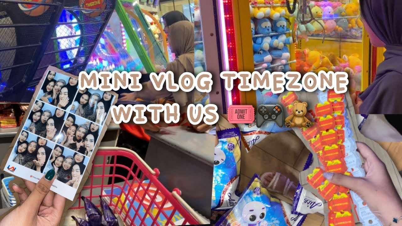 VLOG | Timezone : Photobox, Basketball, Arcade, etc 📸🎮‼️ - YouTube