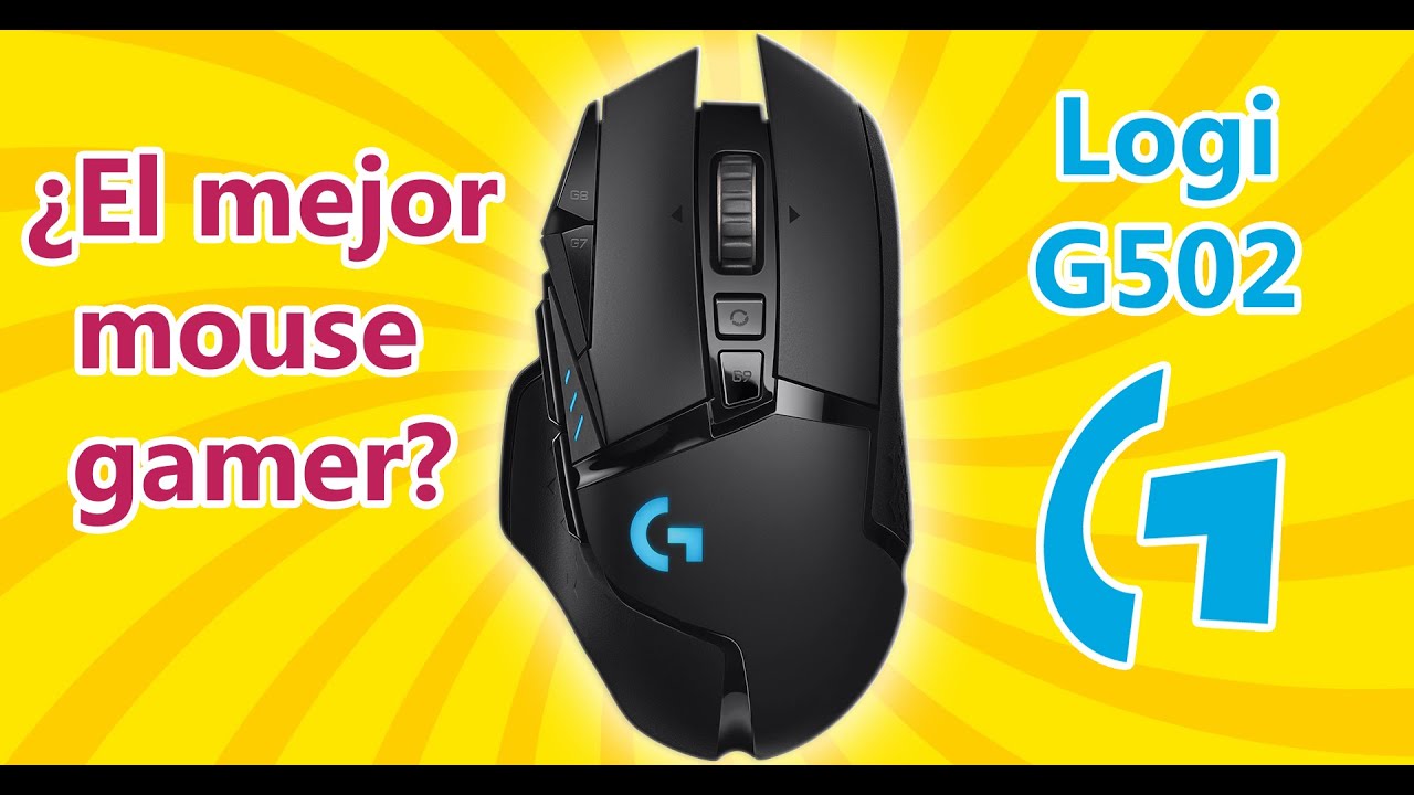 Logitech G502 Unboxing Mouse Gamer RGB Software explicación Macros 🖱🎮 ...