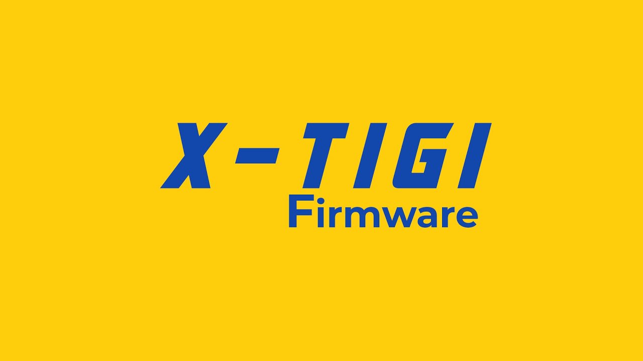 X-TIGI Official Firmware - YouTube