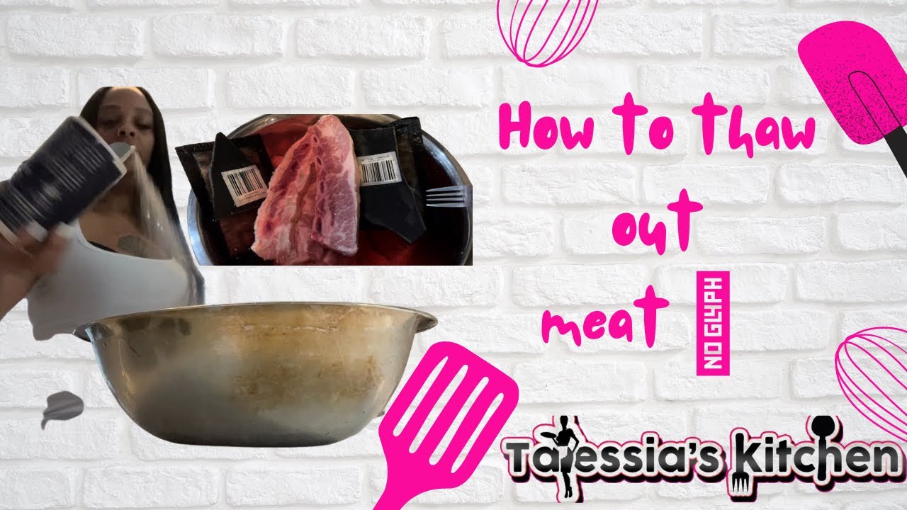 How to thaw out meat - YouTube