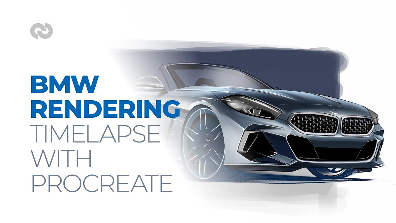 BMW rendering timelapse - YouTube