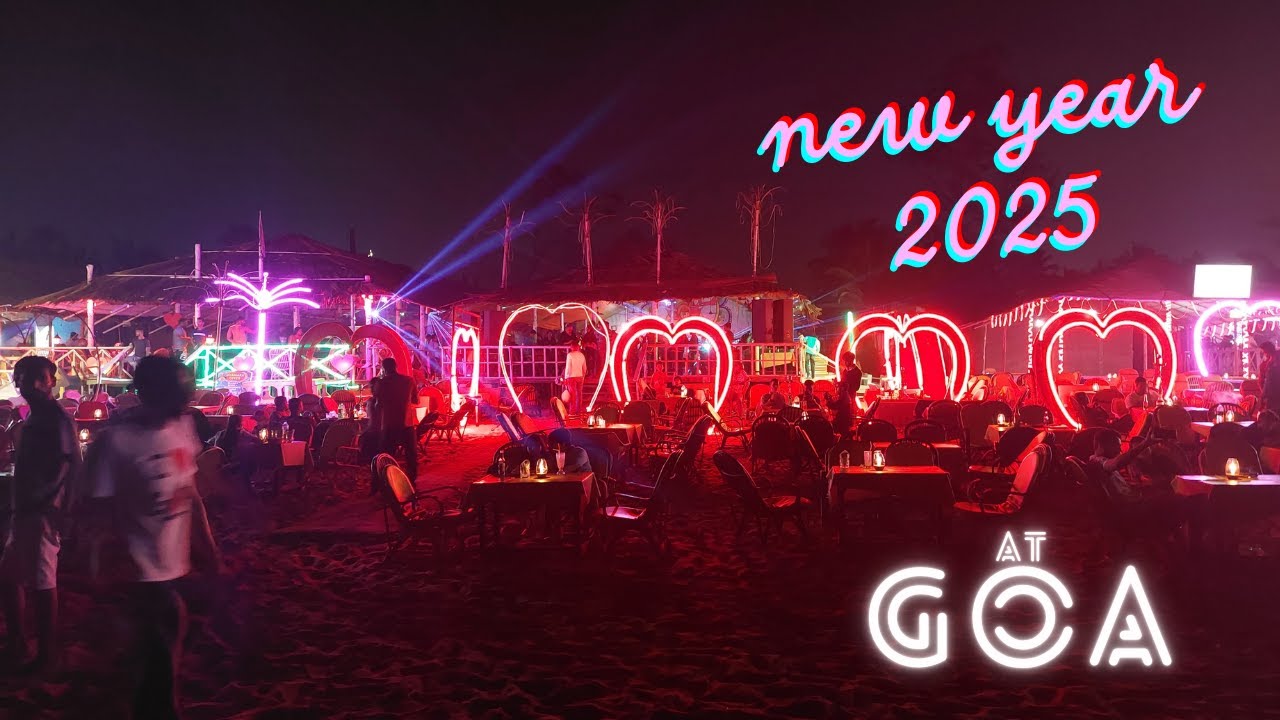 New year party in Goa 2025 | Calangute | Baga Beach Nightlife ...