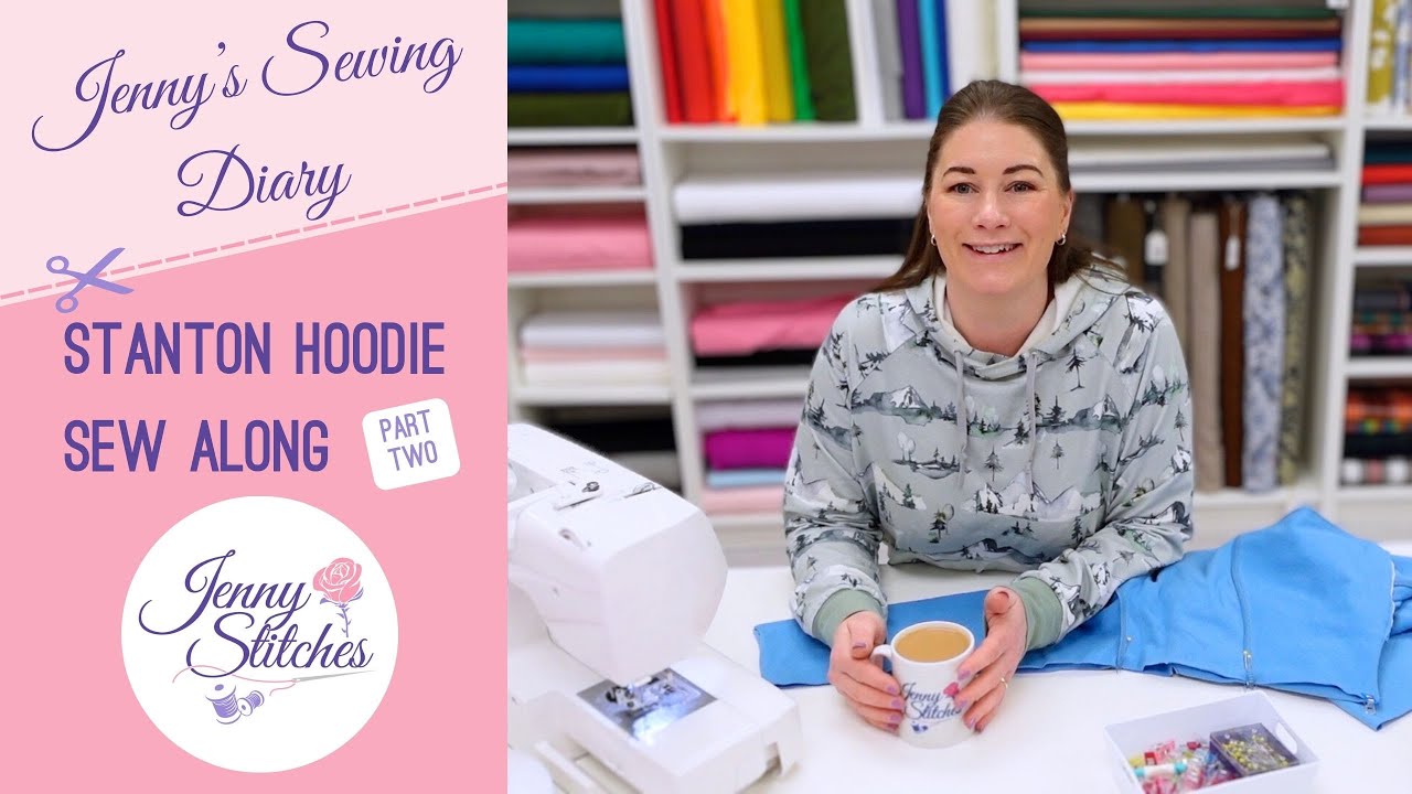 Stanton Hoodie Part 2 | Purple Packages Sew Along | Jenny's Sewing ...
