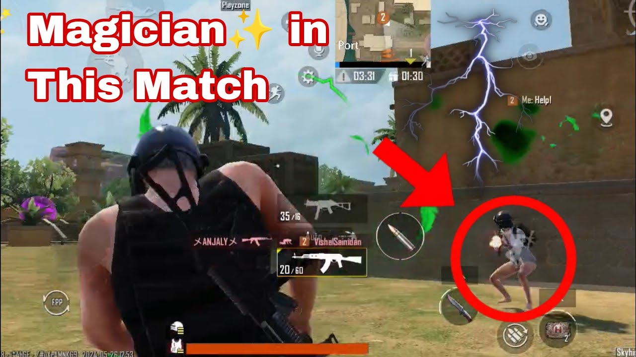 Magical Player in This Bgmi Match ll Bgmi Solo vs Squad rush Gameplay ...