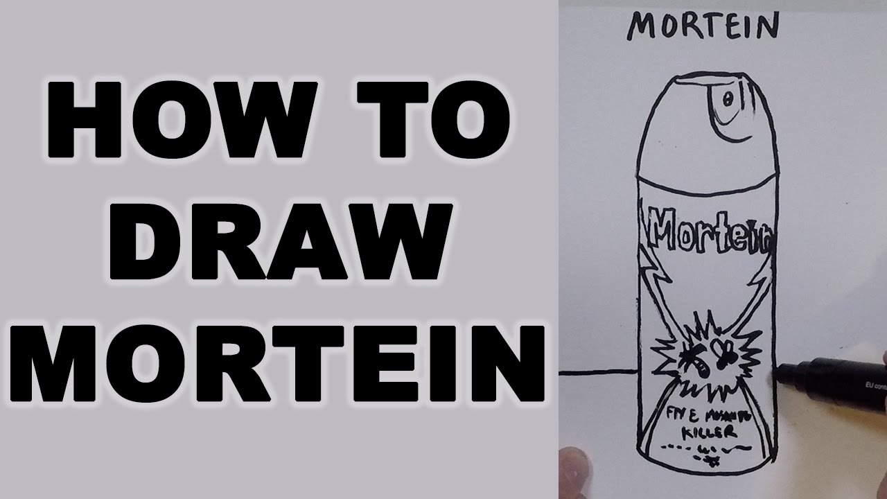 How to Draw Mortein - YouTube