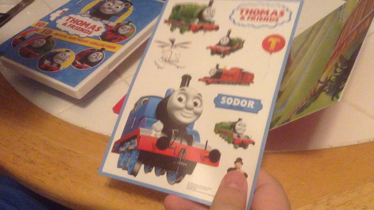 Thomas & Friends: 10-Movie Birthday Collection DVD Unboxing with Bonus ...