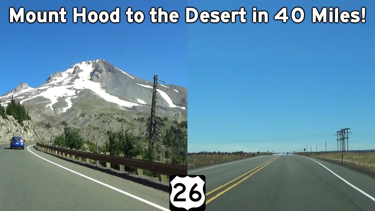 US-26 in Oregon: Driving from Mount Hood to the Desert in 40 Miles ...