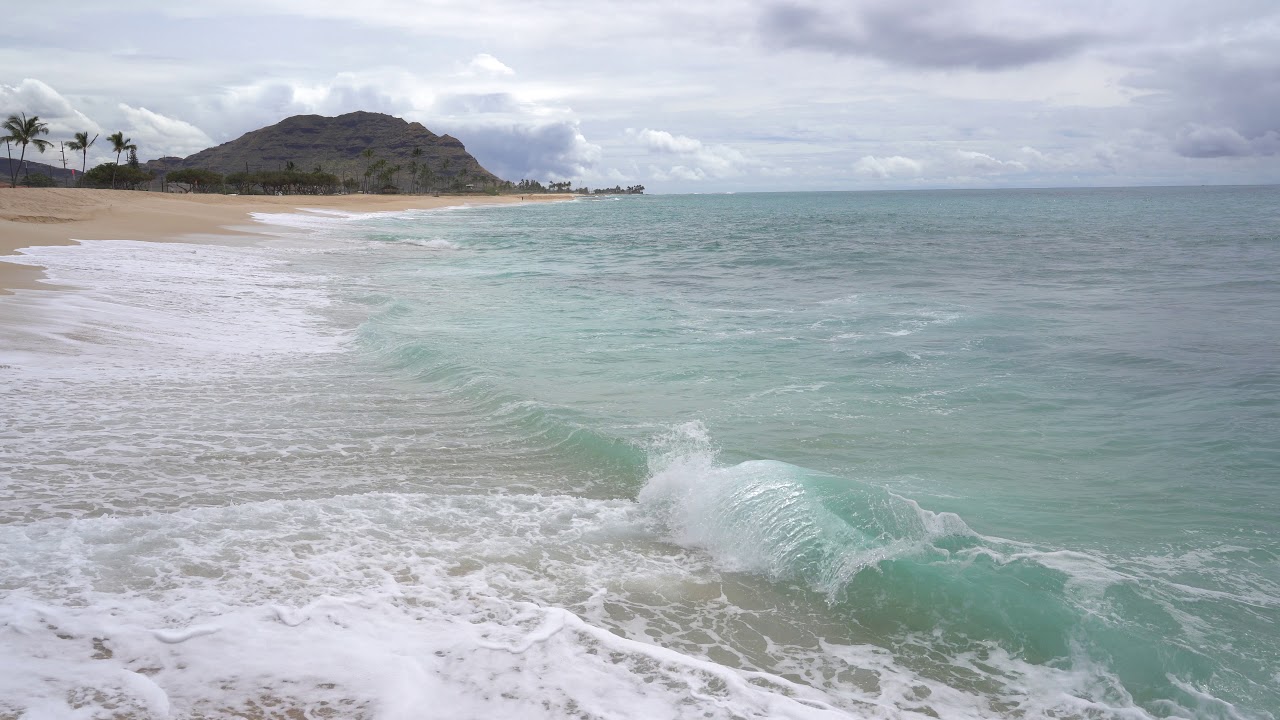 Maili Beach Park, Oahu, Hawaii - YouTube