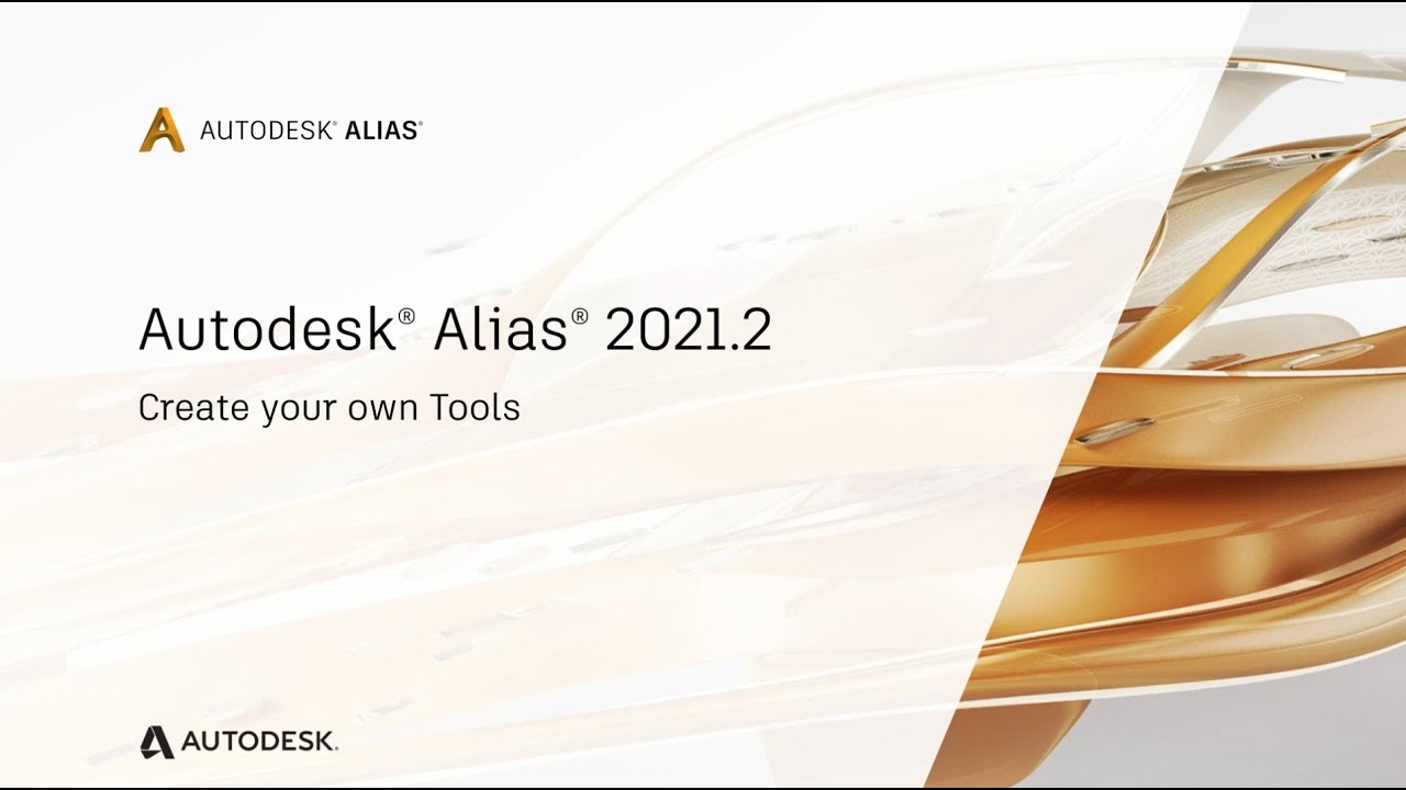 Create your own tools within Alias 2021.2 - YouTube