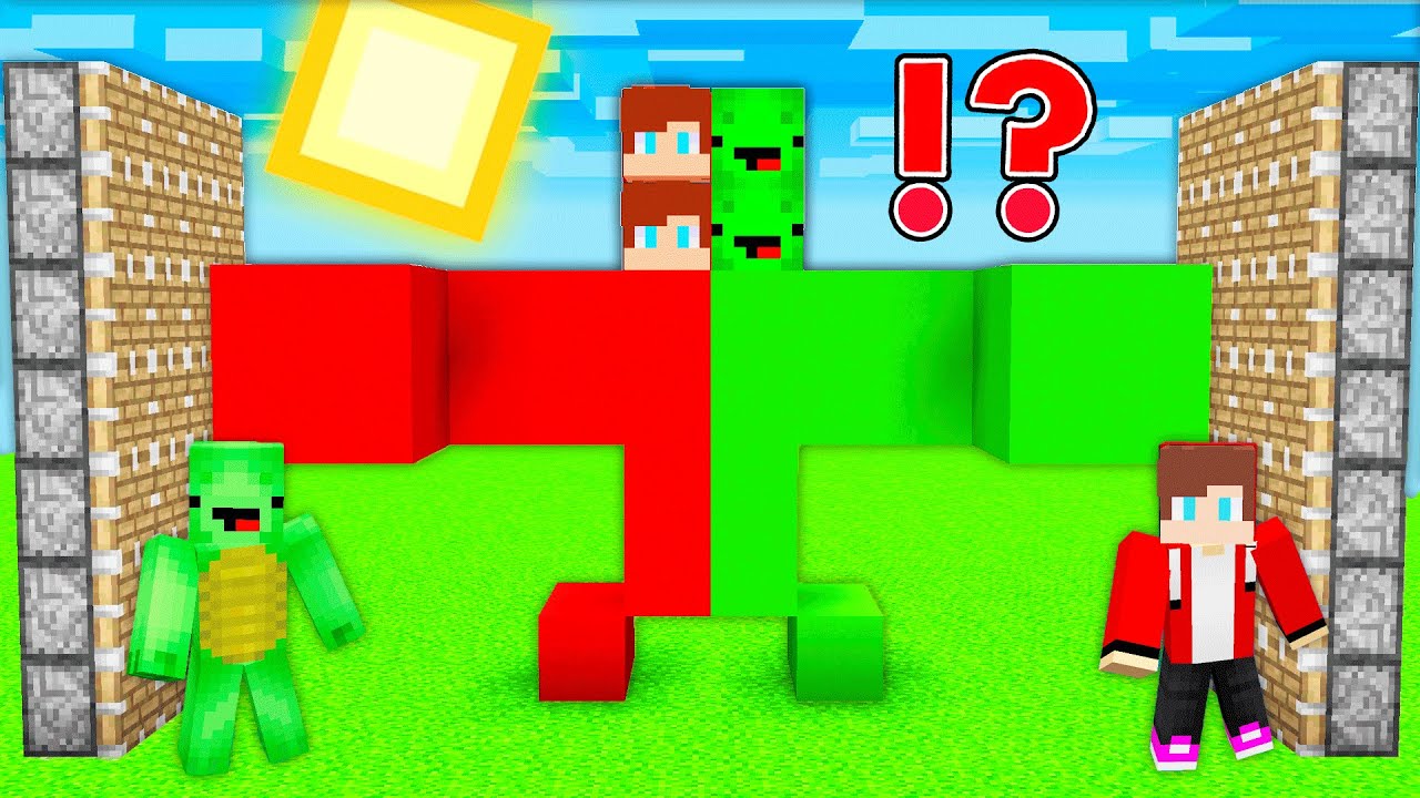JJ AND MIKEY COMBINE THE BIGGEST JJ AND MIKEY GOLEMS IN MINECRAFT ...