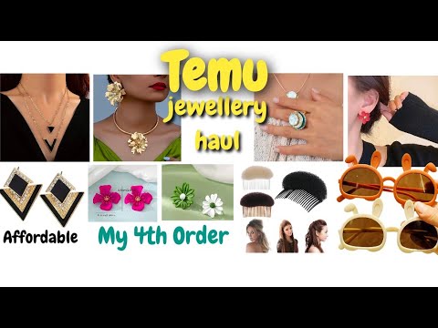temu jewellery haul | temu jewellery reviews | my 4th parcel from temu ...