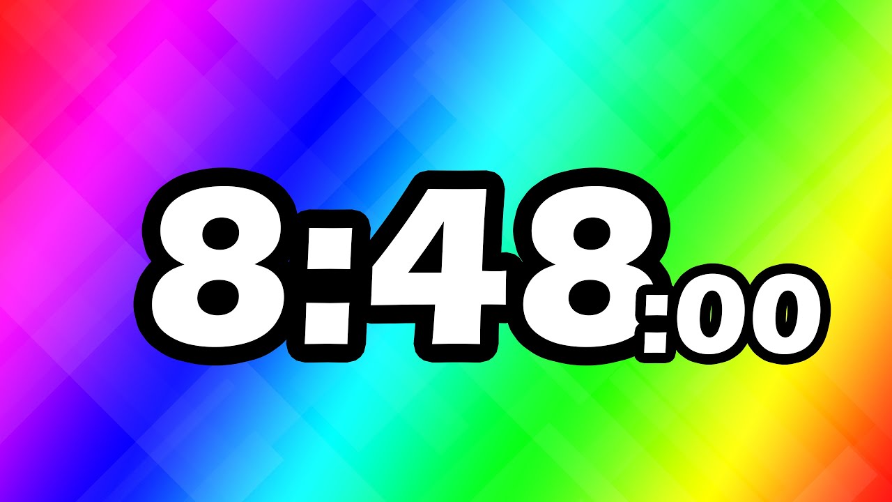 8 Minutes and 48 Second TIMER Countdown - YouTube