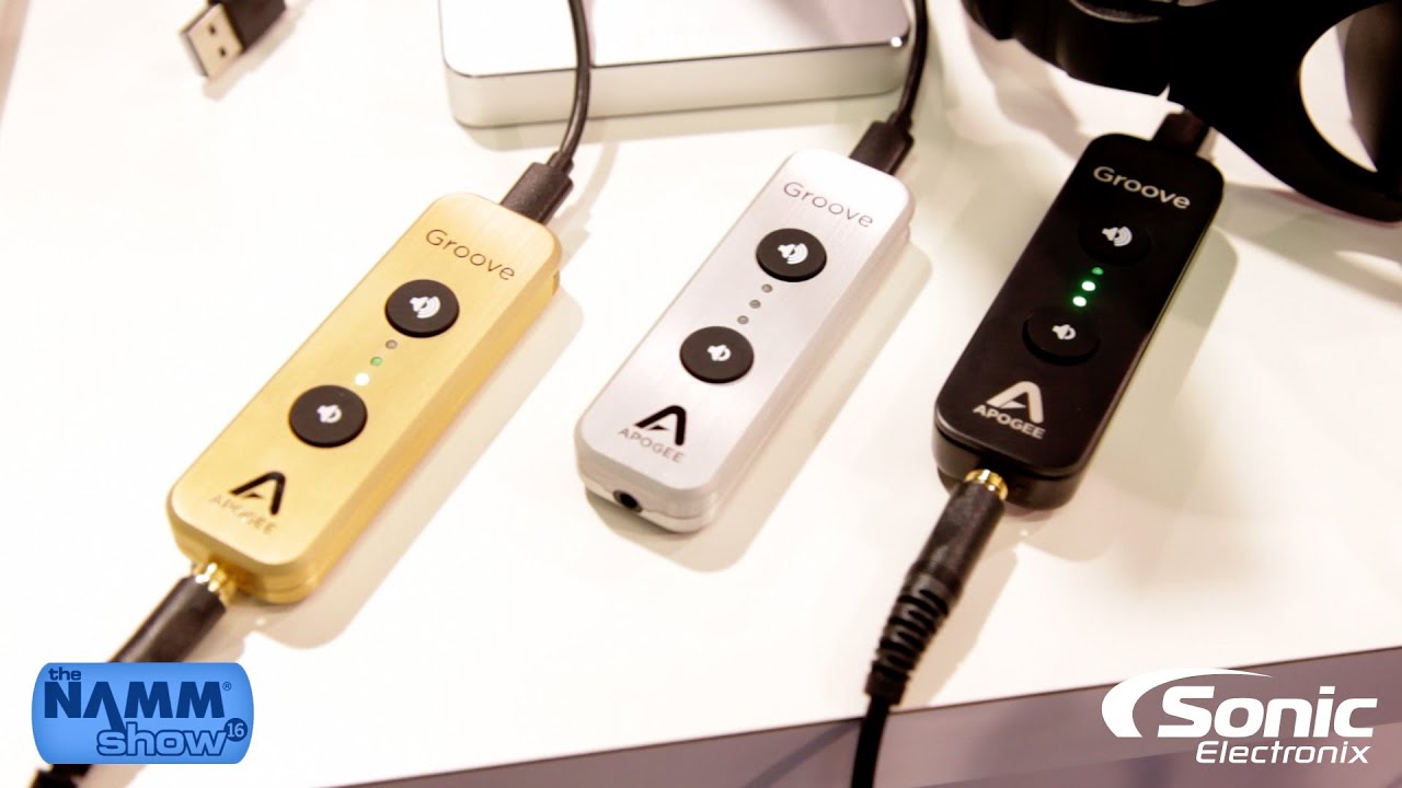 Apogee Groove Portable USB DAC and Headphone Amplifier | Winter NAMM ...