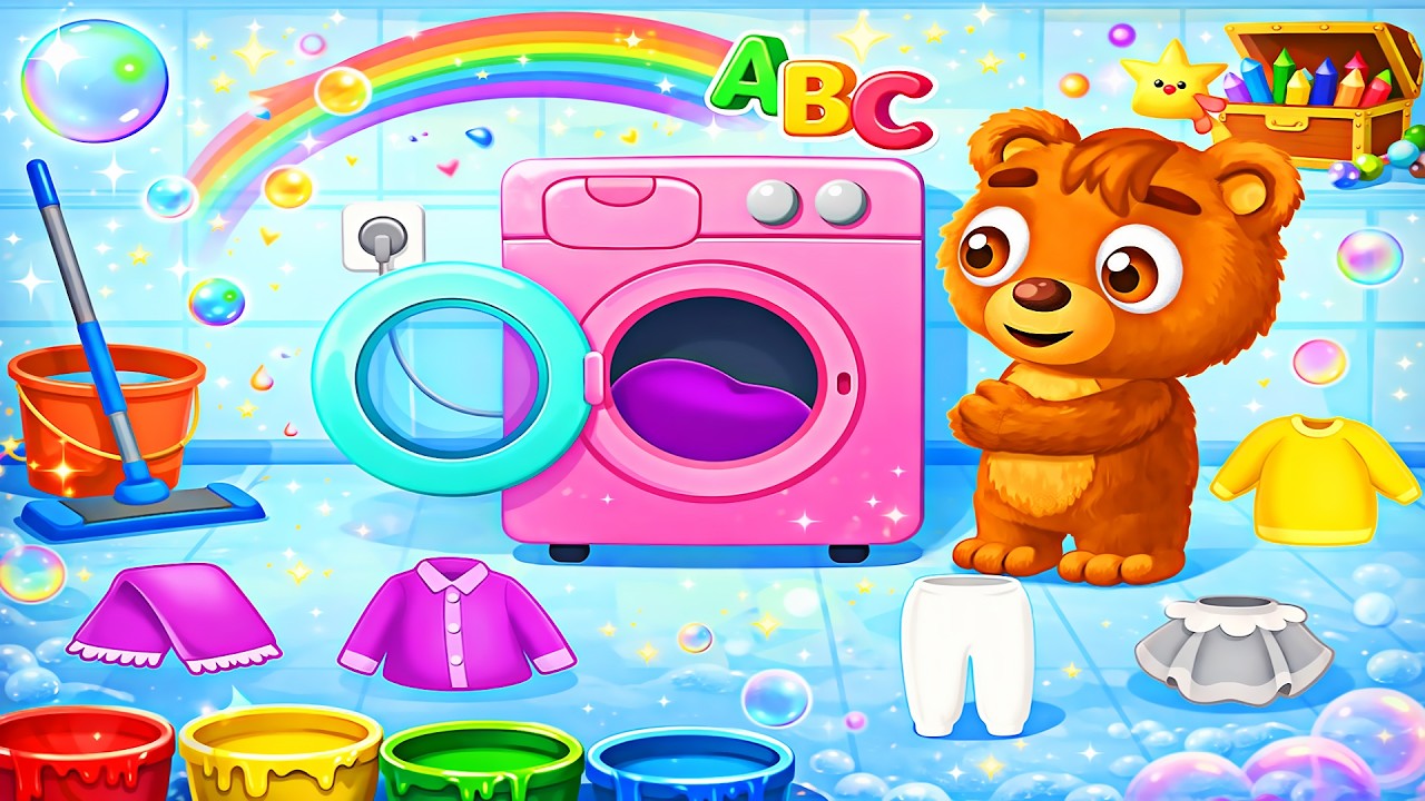 Kids Learn Colors Game 3D - Fun Educational Video for Preschool - YouTube