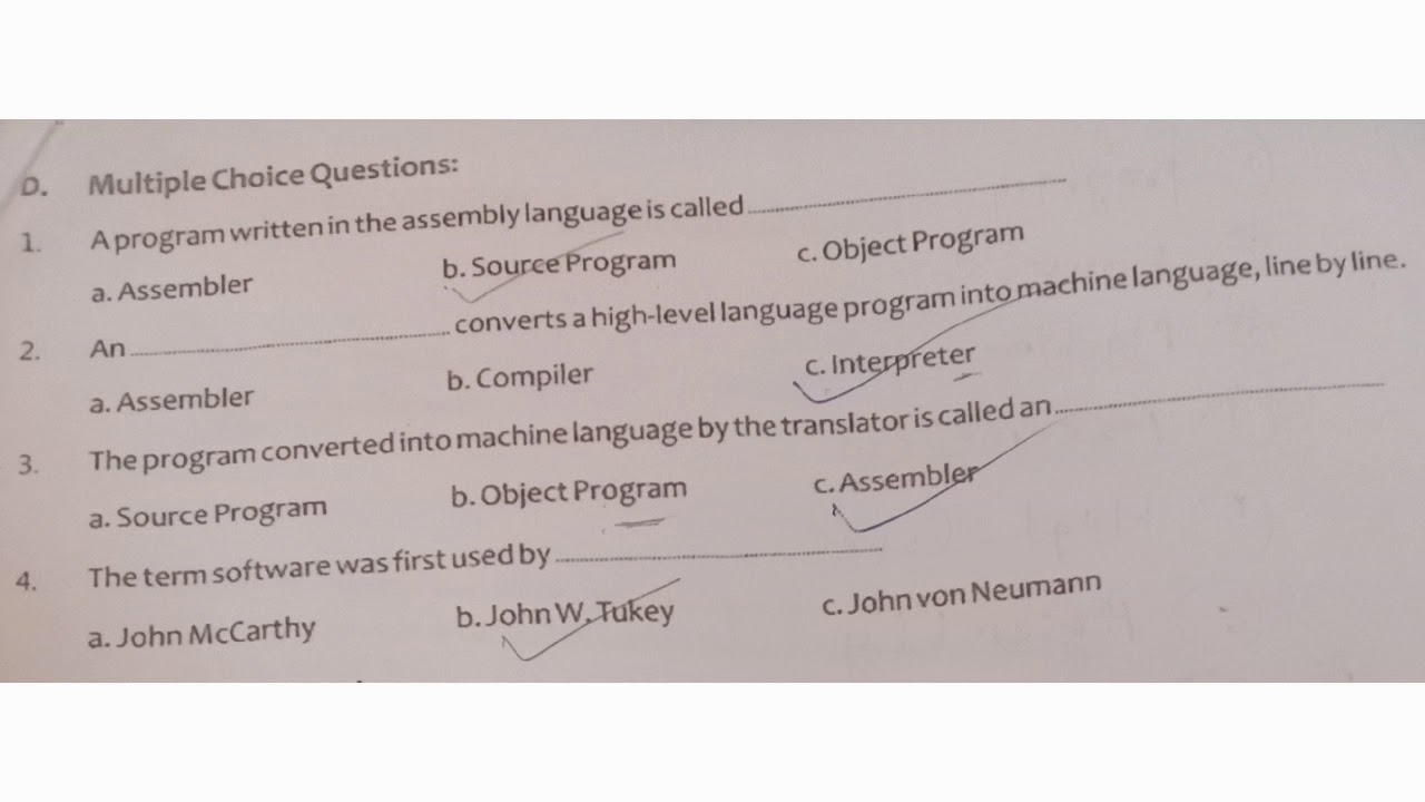 Ch 2 Computer Language Class VI - YouTube