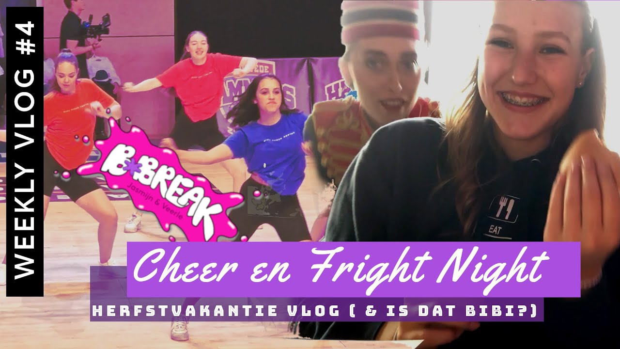 HERFSTVAKANTIE! CHEERLEADING, EFTELING, BATAVIA STAD én FRIGHT NIGHT! 😱 ...