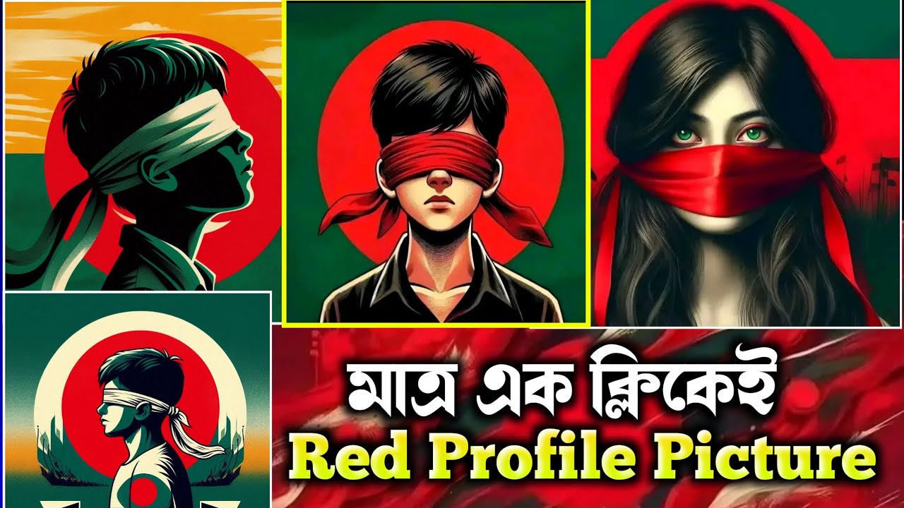 FACEBOOK Red Profile Picture | Viral Red Photo Editing | Ai Red Profile ...