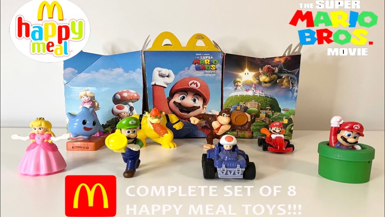 Mario Happy Meal Toys 2023