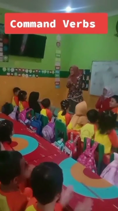 Command verbs #englishforkids #kindergarten #learningenglish - YouTube