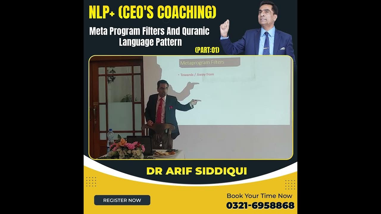 Quranic Language Pattern | NLP Meta Program Filters Revealed | Arif Siddiqui | mind Sciences ...