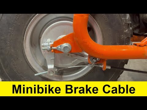 Minibike Brake Cable Replacement - YouTube