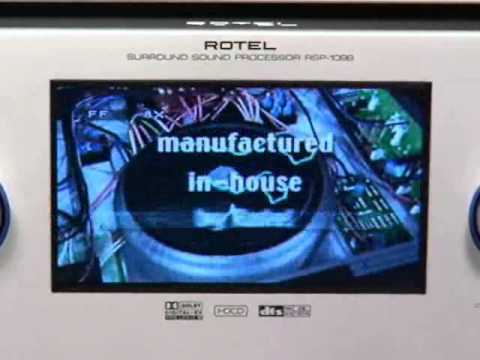 Rotel RSP-1098: préamplificateur processeur - YouTube