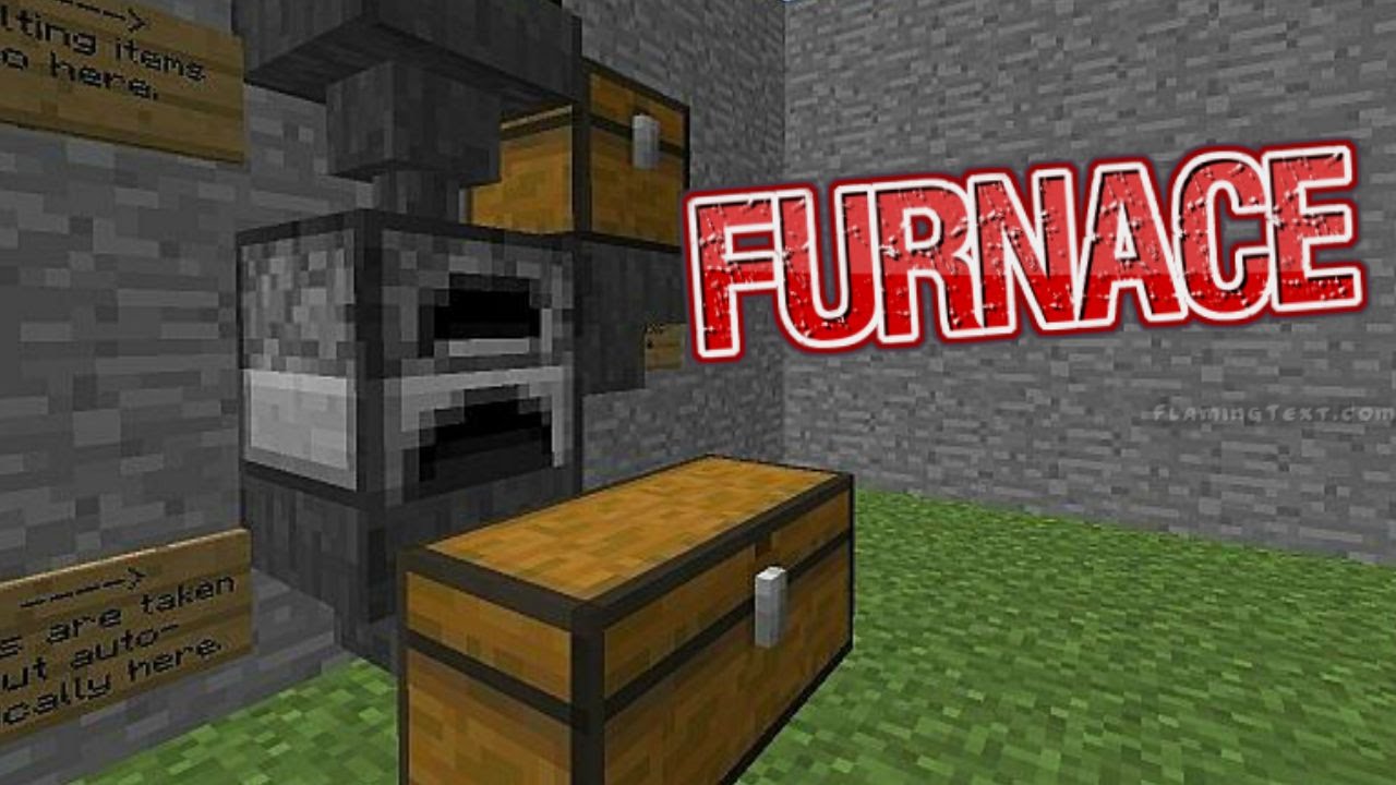 MINECRAFT COOL FURNACE IDEAS - YouTube